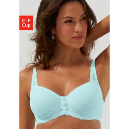 Nuance by Lascana Minimizer-BH mit B&uuml;gel mit Schmetterlingsmotiv &ndash; auch ideal f&uuml;r gro&szlig;e Gr&ouml;&szlig;en blau 75, Cup C Minimizer-BH