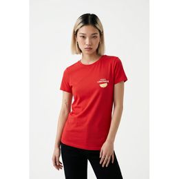 Only Damen Only T-Shirt &raquo;ONLVIVVI S/S TEE BOX JRS&laquo; Baumwolle, Rundhals XS
