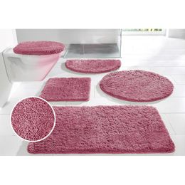 OTTO home Badematte &raquo;Inga, Badezimmer Teppich, Badvorleger&laquo; H&ouml;he 20 mm rutschhemmend beschichtet fu&szlig;bodenheizungsgeeignet schnell trocknend 