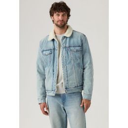 Levi's Levi's Damen Kurzjacke &raquo;SHERPA&laquo; mit Sherpa F&uuml;tterung blau XXL