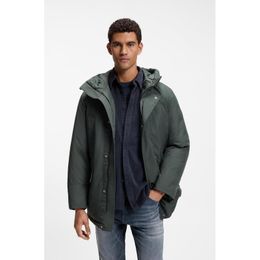 BOSS Orange Herren BOSS Orange Parka &raquo;Osiass1&laquo; mit Kapuze im Relaxed Fit, wasserabweisend gr&uuml;n 50