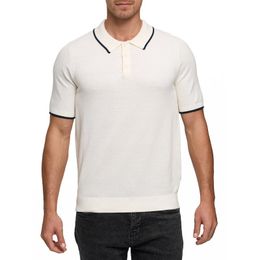 INDICODE Herren Poloshirt &raquo;INNomi Polo&laquo; wei&szlig; S