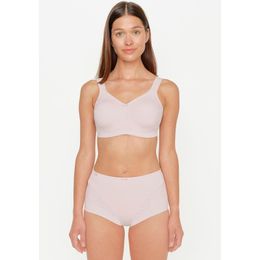 SuSa Minimizer-BH &raquo;London&laquo; vorgeformte Cups, Spitze, blickdicht, elastisch beige 75, Cup H Minimizer-BH