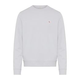 Calvin Klein Jeans Herren Sweatshirt &raquo;400GSM TRRY BDG CRWN&laquo;, Mit Rundhalsausschnitt L