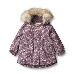 Wheat Jungen Wheat Outdoorjacke &raquo;Mathilde Tech&laquo; mit Kapuze wasserdicht, atmungsaktiv und leicht wattiert lila 80