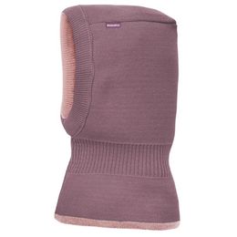 MaxiMo Jungen MaxiMo Wendem&uuml;tze reine Merinowolle, reversible, doppelt gestrickt, Ausgen&auml;htes Halsteil rosa 51