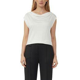 s.Oliver BLACK LABEL Damen s.Oliver BLACK LABEL Wasserfallshirt mit Wasserfall-Kragen und aus reiner Viskose 44