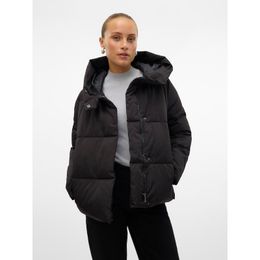 V&eacute;ro Moda Vero Moda Damen Steppjacke &raquo;VMSTELLA SHORT JACKET NOOS&laquo; mit Kapuze Polyester-Steppqualit&auml;t, verdeckter Rei&szlig;verschluss, Kapuze schwarz S