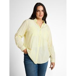 Tom Tailor Plus Damen Tom Tailor PLUS Shirtbluse &raquo;TTP Blouse&laquo; mit aufgesetzten Brusttaschen gelb 52