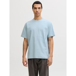 Jack & Jones Jack & Jones Herren T-Shirt &raquo;JPRBLAOWEN SS BRANDING TEE SN&laquo; Baumwollmischung, relaxed fit blau S