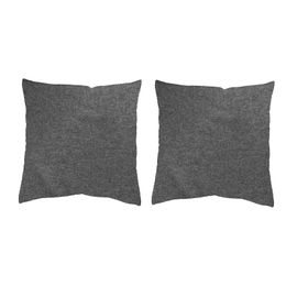 Home Wohnideen Dekokissen &raquo;LUCIO&laquo; grau Polyester B/L: 40cm x 40cm, 2 Stk.