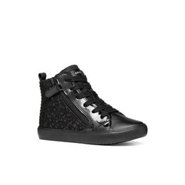Geox M&auml;dchen Sneaker &raquo;J GISLI GIRL&laquo; Schn&uuml;rboots in Metallicoptik, Warmfutter, Gr&ouml;&szlig;enschablone zum Download 26