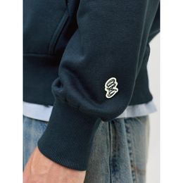 Jack & Jones PlusSize Jack & Jones Plussize Herren Jack & Jones PlusSize Kapuzensweatshirt &raquo;JORFREDERIKSBERG MONOGRAM SWEAT HOOD PLS&laquo;, Baumwollmischung, regular fit schwarz