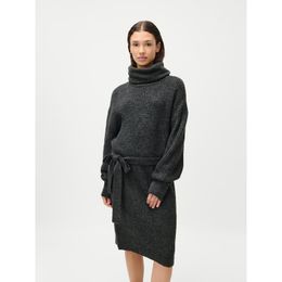 Leger Damen LeGer Strickkleid &raquo;Colleen, LeGer by Lena Gercke&laquo; Ohne Tasche Regular fit mit Rundhalsausschnitt grau 42, N-Gr