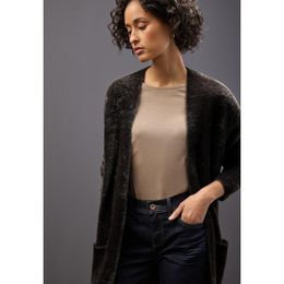 Street One Damen Street One Cardigan lang und in Federgarn-Qualit&auml;t, offen 42