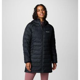 Columbia Damen Steppmantel &raquo;Powder Lite II Mid Jacket&laquo; mit 2-Wege-Rei&szlig;verschluss, w&auml;rmeisolierende Wattierung, aus Polyester schwarz L