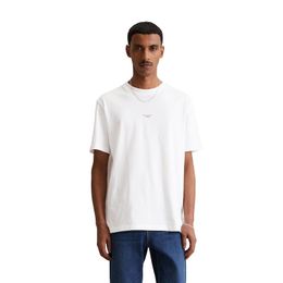 Marc O'Polo Marc O'polo Denim Herren Marc O'Polo DENIM T-Shirt mit Labeling vorne mittig wei&szlig; XL