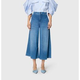 MAC Damen MAC Weite Jeans mit Taschen blau 42, L&auml;nge 23