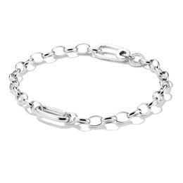 Thomas Sabo Damen Thomas Sabo Charm-Armband &raquo;Charm Club Connect: mit einem Connect Link&laquo; silber 19, Silber 925 (recycelt)