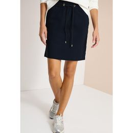 Cecil Damen Minirock Sommerrock mit Streifendetail blau XL (44)