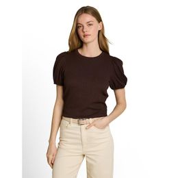 Tom Tailor Denim Damen Tom Tailor Denim T-Shirt mit Puff&auml;rmeln XXL