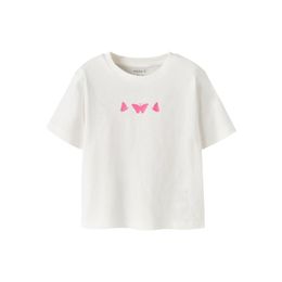 name it M&auml;dchen T-Shirt &raquo;NMFFUTIA SS NREG TOP BOX&laquo; wei&szlig; 98