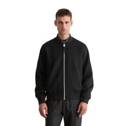 Marc O'Polo Marc O'polo Herren Marc O'Polo Blouson regular fit aus recyceltem Woll-Mix schwarz XXL