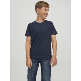 Jack & Jones Jack & Jones Junior Kinder Rundhalsshirt &raquo;JJEORGANIC figurbetont, atmungsaktiv, kombinierbar&laquo; unifarben, casual, slim fit, Jersey, Rundhals 140