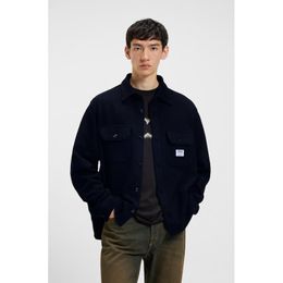 Hugo Herren Hugo Langarmhemd &raquo;Ekynone&laquo; Oversize Fit schwarz L (41/42), N-Gr