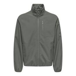 Only & Sons Only & Sons Herren ONLY & SONS Bomberjacke &raquo;ONSODENSE SOFTSHELL BOMBER JACKET OTW OT&laquo; ohne Kapuze grau M