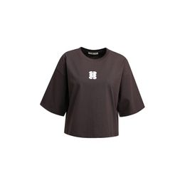 Smith & Soul Smith & Soul Damen T-Shirt reine Baumwolle, mit Logo-Aufn&auml;her L