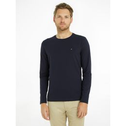 Tommy Hilfiger Herren Langarmshirt &raquo;STRETCH SLIM FIT LONG SLEEVE&laquo; aus Baumwollstretch blau L (52)