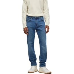 BOSS Orange Herren BOSS Orange Straight-Jeans &raquo;Re Maine Stretch Denim&laquo; Regular Gerades Bein Mittlere Leibh&ouml;he blau 34, L&auml;nge 32