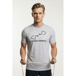 Under Armour Herren T-Shirt &raquo;UA GL FOUNDATION UPDATE SS&laquo; mit eingefasster Kante am Rundhalsausschnitt, pflegeleicht grau XXL