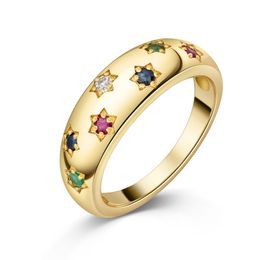 Firetti Damen Fingerring &raquo;Schmuck Geschenk Silber 925 Damenring Ring Blumen&laquo; mit Rubin, Saphir, Smaragd, Wei&szlig;topas 60, Silber 925 (Sterlingsilber), 
