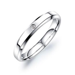 Firetti Unisex Partnerring &raquo;Schmuck Geschenk "LIEBE" Shine&laquo; mit Zirkonia (synth.) silber 52, Edelstahl, 3mm