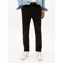 Tommy Jeans Herren Chinohose &raquo;TJM AUSTIN CHINO&laquo; in Unifarbe schwarz 31, L&auml;nge 32