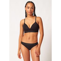 Skiny Damen Triangel-BH &raquo;Smartouch&laquo; mit Polsterung, weich, b&uuml;gellos, elastisch, Viskosemix schwarz 80, Cup C