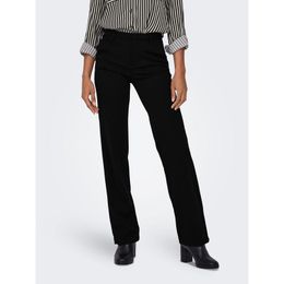 Only Damen Only Anzughose &raquo;ONLRAFFY &ndash; Hose mit geradem Bein und Stretchkomfort&laquo; Materialmix schwarz S (36), L&auml;nge 32