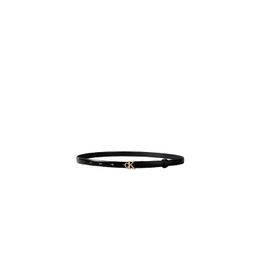 Calvin Klein Damen Lederg&uuml;rtel &raquo;ROUND CK BUCKLE 15MM BELT SMOOTH&laquo; Gr&ouml;&szlig;enverstellbar mit Metallschlie&szlig;e 105