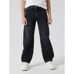 name it M&auml;dchen Straight-Jeans &raquo;NKFROSE HW STRAIGHT JEANS 9222-RM NOOS&laquo; blau 116, N-Gr