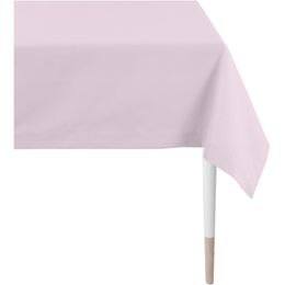 Apelt Tischdecke &raquo;4362 Rips-Uni&laquo; Wasser- und Schmutzabweisend lila Baumwolle, Polyester B/L: 130cm x 170cm, 1 Stk., rechteckig