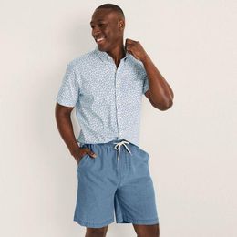 LANDS' END Leichte Schlupfshorts f&uuml;r Herren, Herren, size: regular, Blau, Baumwolle, by Lands' End
