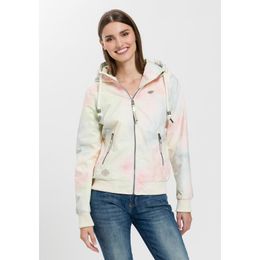 Ragwear Damen Funktionsjacke &raquo;NUGGIE OMBRE O&laquo; mit Kapuze &Uuml;bergangsjacke aus wasserabweisendem Material bunt M