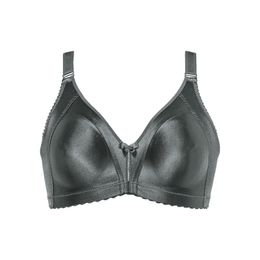 Naturana Damen Minimizer-BH &raquo;Solutions&laquo; 1 Shaping-Effekt, breite Tr&auml;ger, feminin, ohne B&uuml;gel, Satin grau 85, Cup C