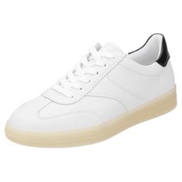Remonte Damen Sneaker , Freizeitschuh, Halbschuh, Schn&uuml;rschuh mit gepolstertem Schaftrand schwarz-wei&szlig; 36