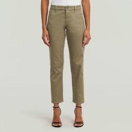 G-Star Raw G-Star Damen G-STAR Chinohose &raquo;Kate Chino Boyfriend&laquo; mit Relaxed Fit an H&uuml;fte und Oberschenkeln gr&uuml;n 27, L&auml;nge 30