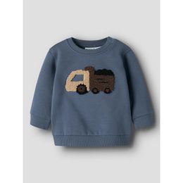 name it Herren Sweatshirt &raquo;NBMKLIPS LS SWEAT BOX UNB&laquo;, Baumwollmischung, regular fit blau 80