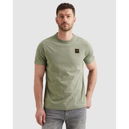 PME-Legend Pme Legend Herren PME LEGEND T-Shirt &raquo;Short sleeve r-neck washed garment dye&laquo; mit Logo Stickerei XXL