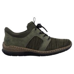 Rieker Damen Slip-On Sneaker &raquo;Ready2GO&laquo; Schlupfschuh, Halbschuh, Freizeitsneaker mit Schnellverschluss gr&uuml;n 42
